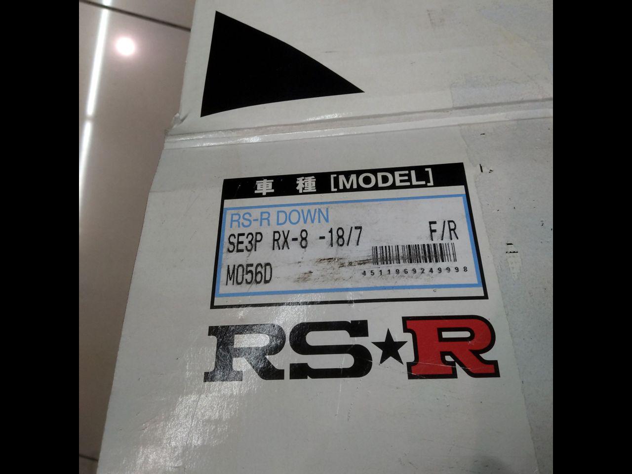 RS-R RS★R Down RX-8 SE3P S/ベースグレードのみ | カー用品 足まわり サスを通販で購入する | 中古カー＆バイク用品の販売ならアップガレージ