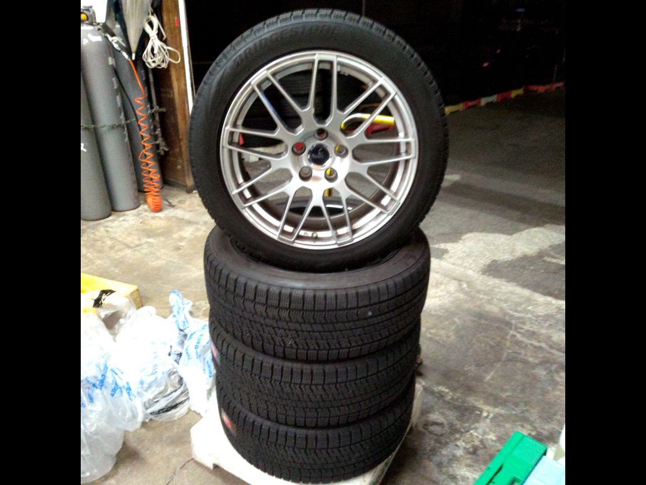 A weds Delmore LC.S + BRIDGESTONE BLIZZAK VRX2 | カー用品 スタッドレスタイヤホイールセット ...