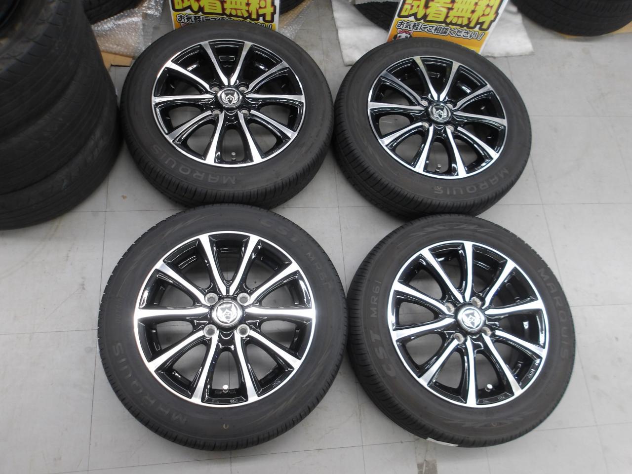 weds RIZLEY ZM+MARQUIS CST MR61 | カー用品 タイヤホイールセット 14インチタイヤホイールセットを通販で購入する | 中古カー＆バイク用品の販売ならアップガレージ