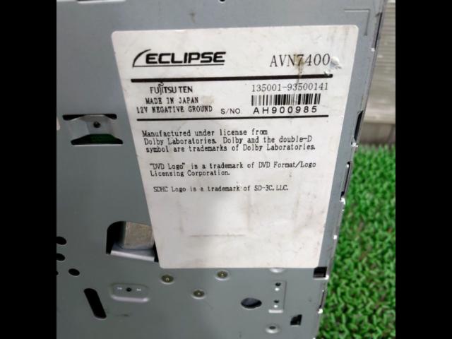 ECLIPSE AVN7400 | カー用品 カーナビ(地デジ） AV一体メモリーナビ（地デジ）を通販で購入する | 中古カー＆バイク用品の販売ならアップガレージ