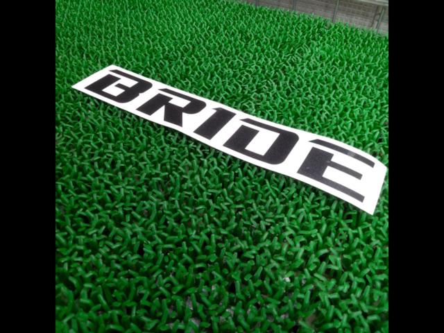 ￥220- BRIDE ステッカー ブラック | カー用品 シート その他シート関連を通販で購入する | 中古カー＆バイク用品の販売ならアップガレージ