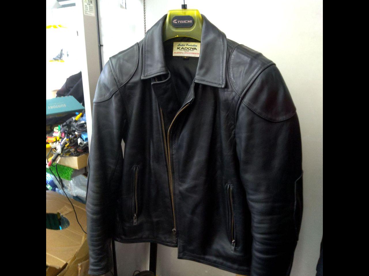 【サイズ:L】KADOYA ダブルレザージャケット | バイク用品 ウエア レザージャケット(二輪)を通販で購入する | 中古カー＆バイク用品の販売ならアップガレージ