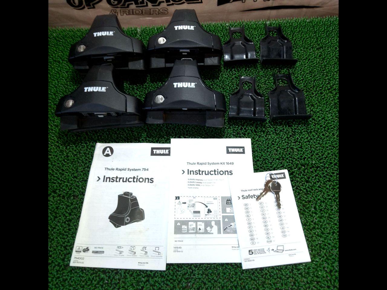 THULE TH754 + KIT1649 + スクエアバー | カー用品 キャリアを通販で購入する | 中古カー＆バイク用品の販売ならアップガレージ