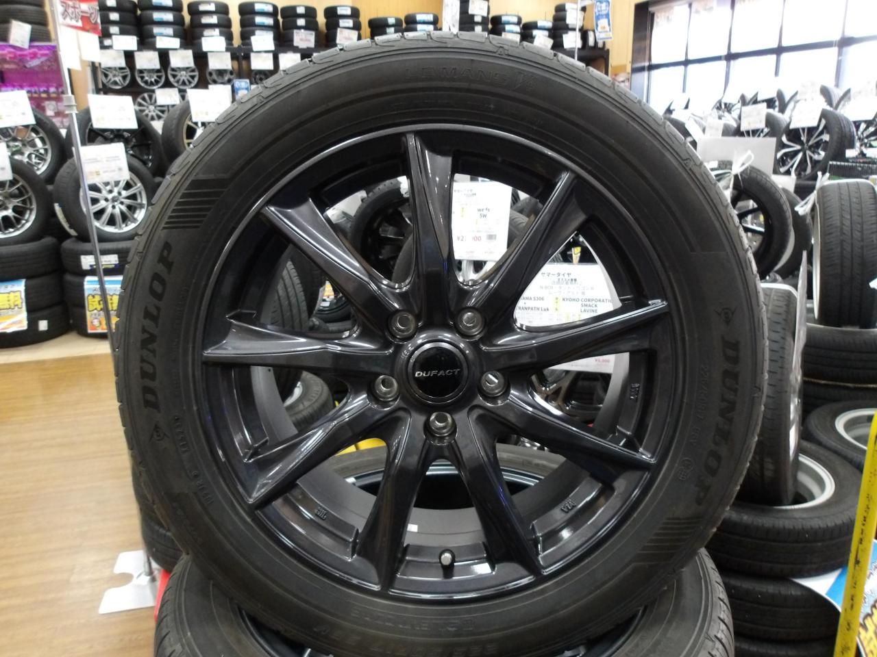 DUNLOP DUFACT DT9 + DUNLOP LEMANSⅤ+【アコード/インスパイア】 | カー用品 タイヤホイールセット 17インチタイヤホイールセットを通販で購入する | 中古 ...