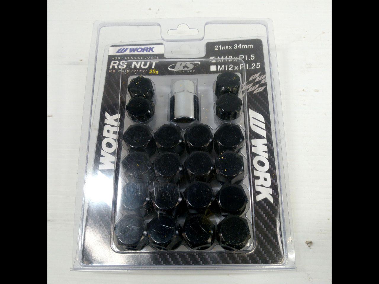 【M12xP1.5/HEX21】WORK RS NUT ☆値下げしました☆ | カー用品 タイヤホイール関連 取付ナットを通販で購入する | 中古カー＆バイク用品の販売ならアップガレージ