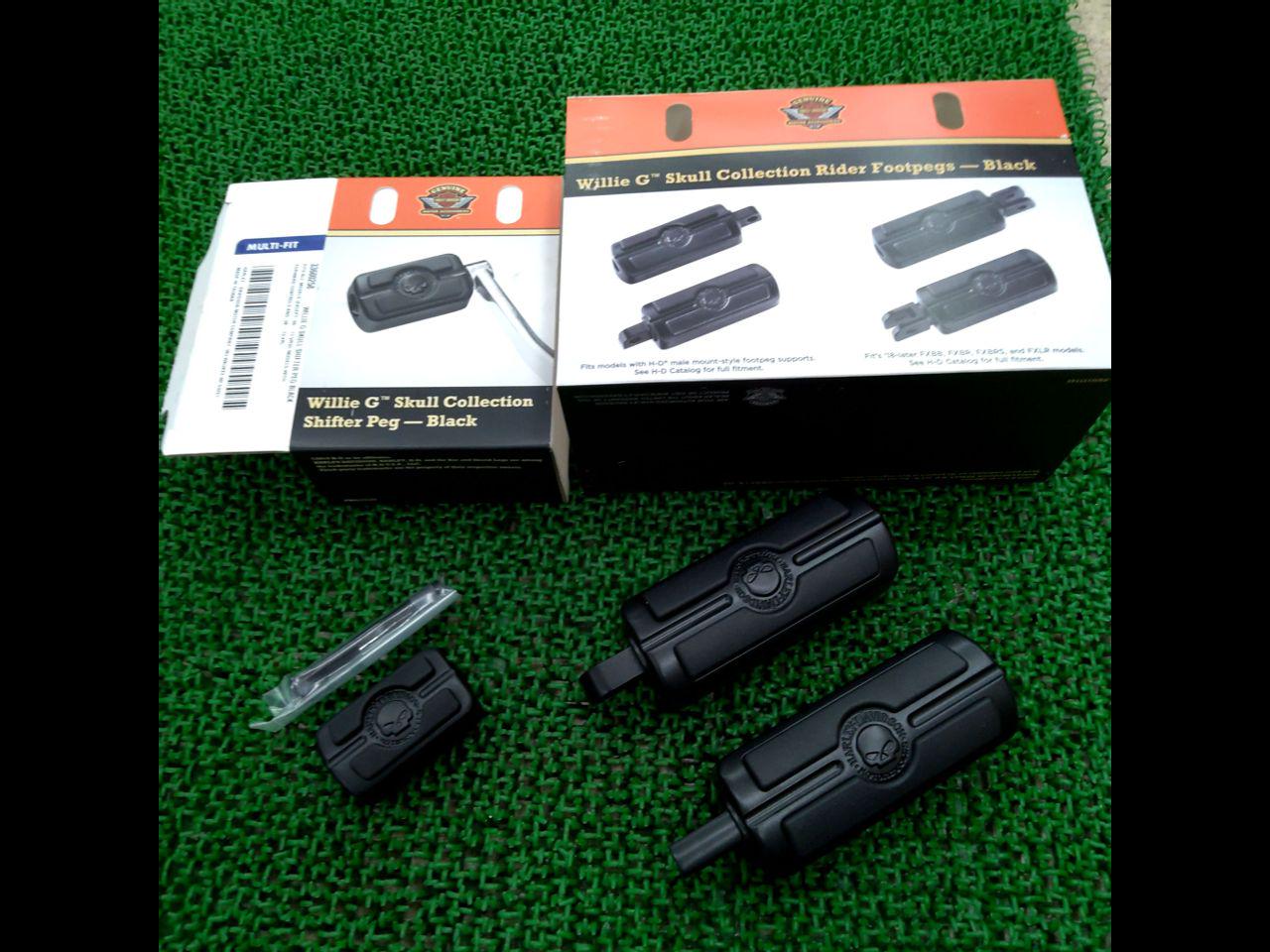 ハーレー ウィリーG スカル シフターペグ 33600258/フットペグ50501288 セット | 新古品 | アップガレージ ライダース北 ...