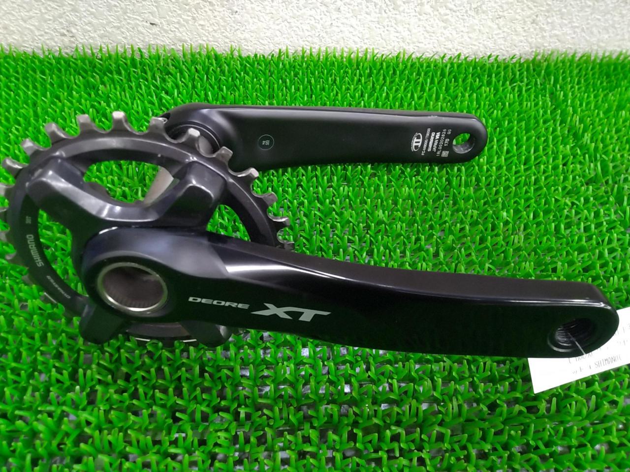 SHIMANO DEORE XT FC-M8000 クランクセット + SHIMANO(シマノ) チェーンリング SM-CRM81 | 自転車 チェーンリング/クランク クランク/クランク ...