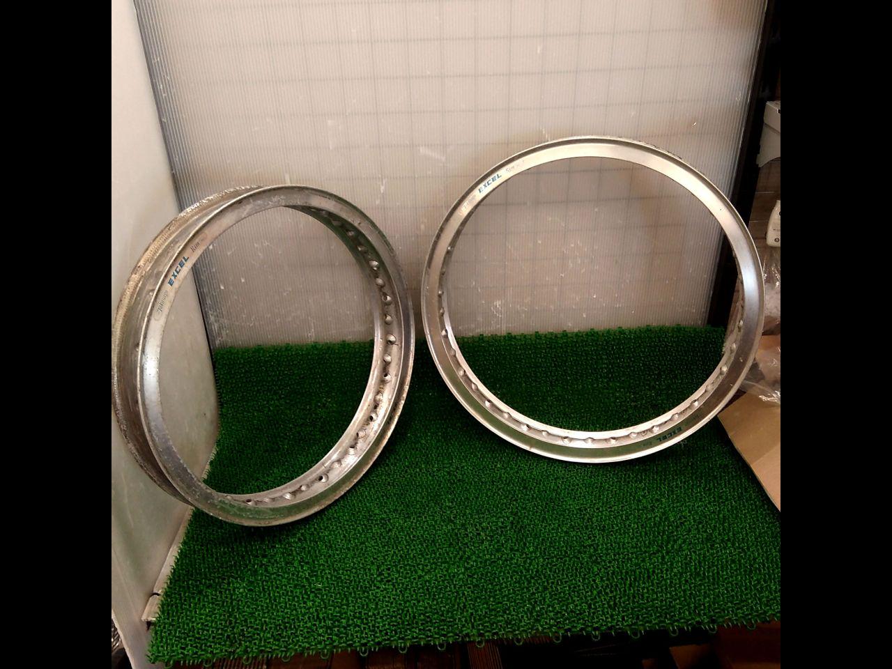 TAKASAGO EXCEL RIM 19インチx1/18インチx1セット | バイク用品 ホイール・タイヤ その他ホイール・タイヤ（二輪）を通販で購入する | 中古カー＆バイク用品の販売なら ...