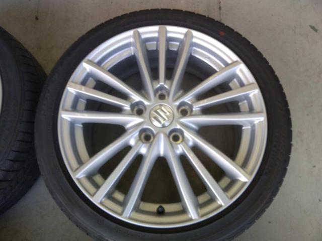 スズキ スイフトスポーツ/ZC32S 純正ホイール+BRIDGESTONE POTENZA RE050A | カー用品 タイヤホイールセット 17インチタイヤホイールセットを通販で購入する ...