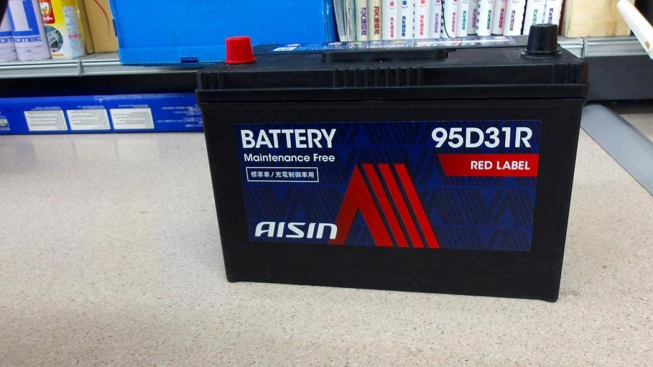【AISIN】RED LABEL カーバッテリー 95D31R | 新古品 | アップガレージ 金沢店 | カー用品 メンテナンス バッテリー ...