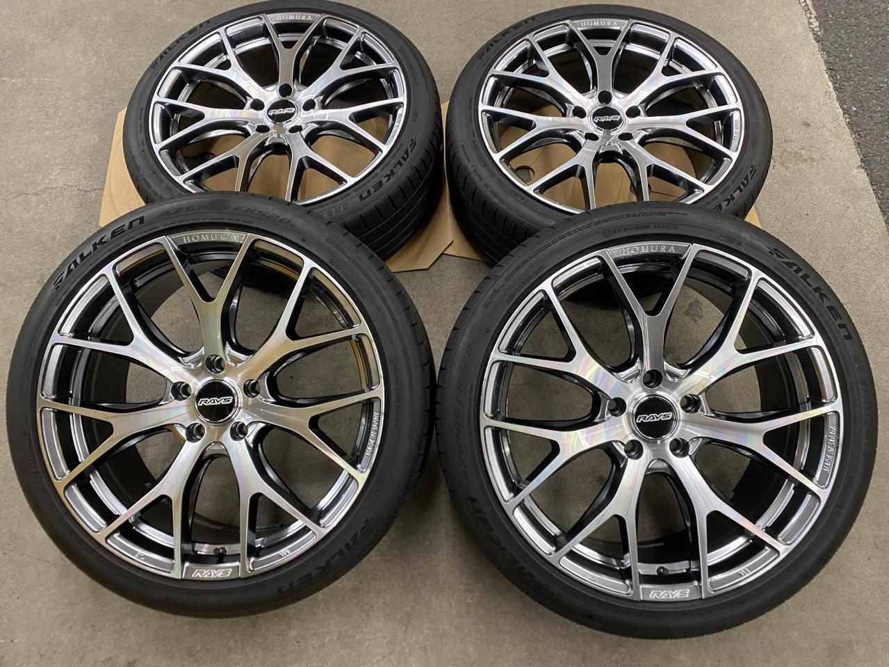 RAYS(レイズ) HOMURA 2X7FT + FALKEN(ファルケン) AZENIS FK520 | カー用品 タイヤホイールセット 19インチタイヤホイールセットを通販で購入する ...
