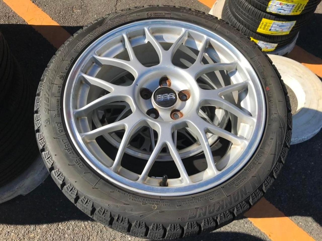 SUBARU オプションBBSホイール A76 ・ NANKANG WINTWRSAF WS-1 4/4 | カー用品 スタッドレスタイヤホイールセット 17インチスタッドレスタイヤホイール ...