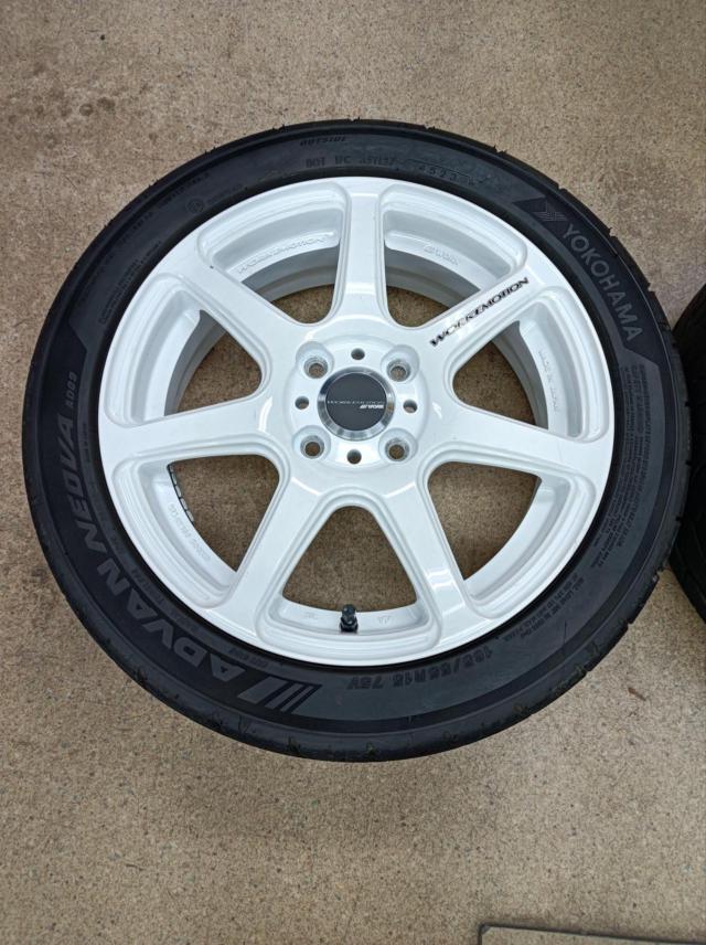 WORK EMOTION T7R + YOKOHAMA ADVAN NEOVA AD09 75V 【2本セット】 | カー用品 タイヤホイール ...
