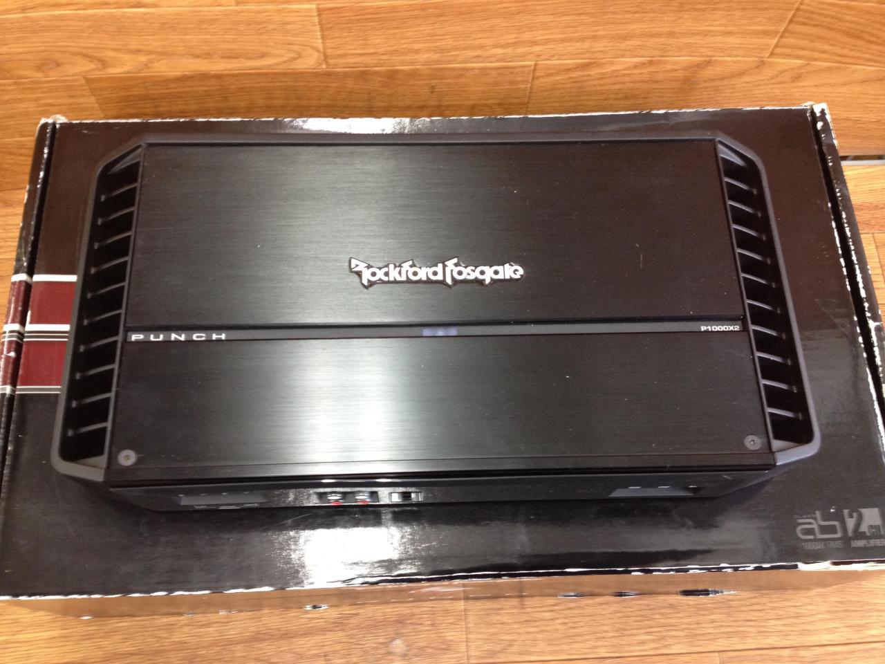 ワケアリ【Rockford】PUNCH P1000×2 | カー用品 アンプを通販で購入する | 中古カー＆バイク用品の販売ならアップガレージ