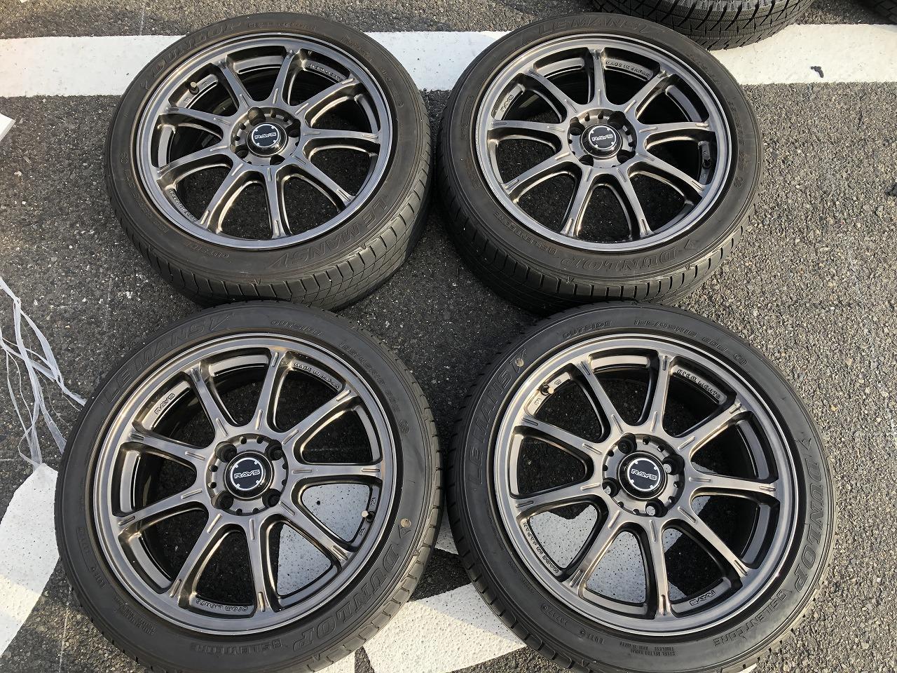 【RAYS】GRAM LIGHTS 57G+【DUNLOP】LEMANS V | カー用品 タイヤホイールセット 16インチタイヤホイールセットを通販で購入する | 中古カー＆バイク用品の販売 ...