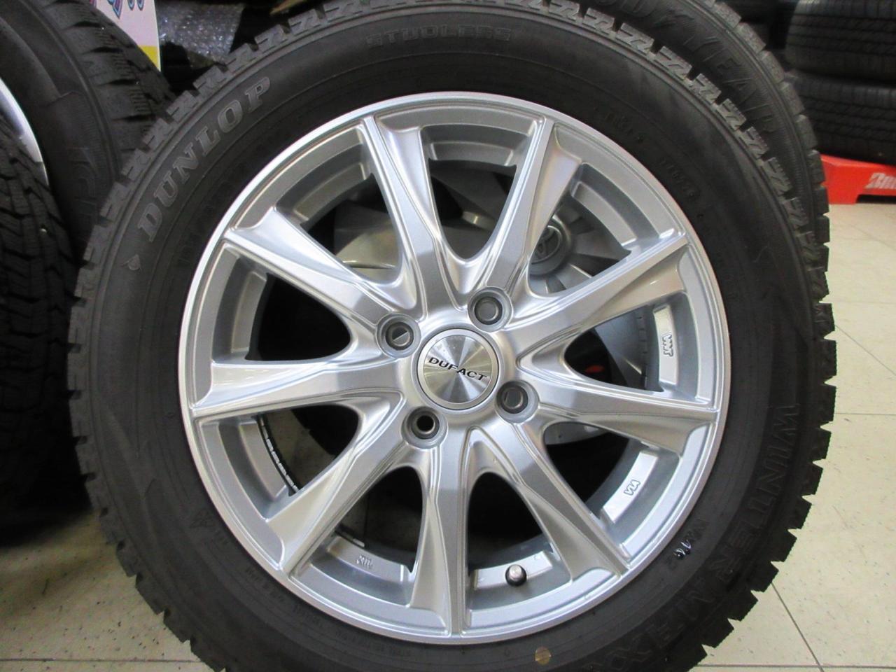 DUNLOP DUFACT DT9+DUNLOP WINTERMAXX WM02 | カー用品 スタッドレスタイヤホイールセット 15インチスタッドレスタイヤホイールセットを通販で購入する ...