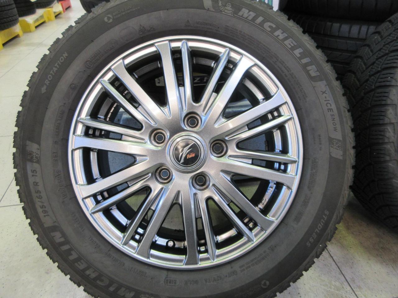 weds FANG TS-10+MICHELIN X-ICE SNOW | カー用品 スタッドレスタイヤホイールセット 15インチスタッドレス ...