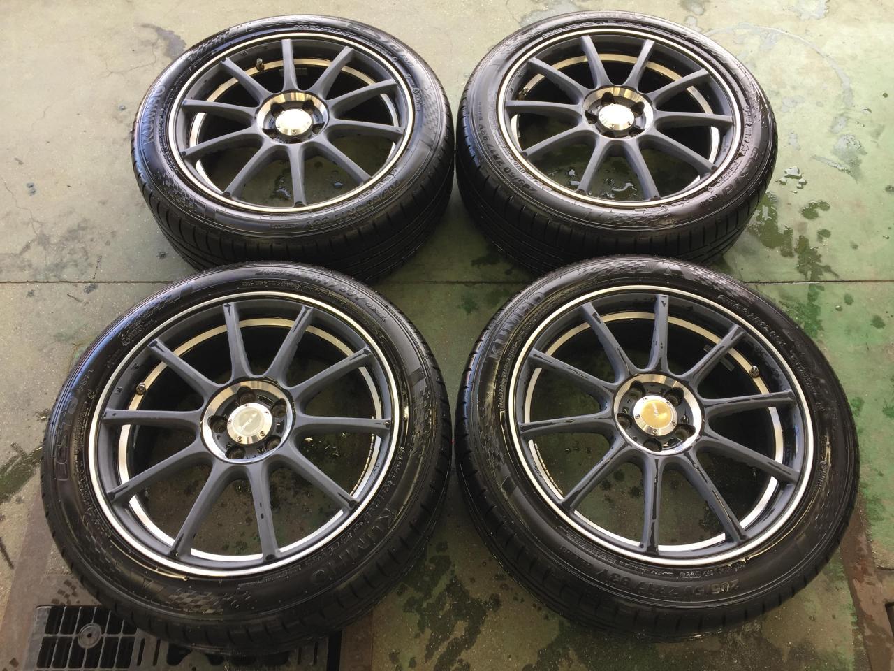 Advanti(アドヴァンティレーシング) VIGOROSO(ヴィゴロッソ) M993 (5HOLE) マットブラックマシニング ...