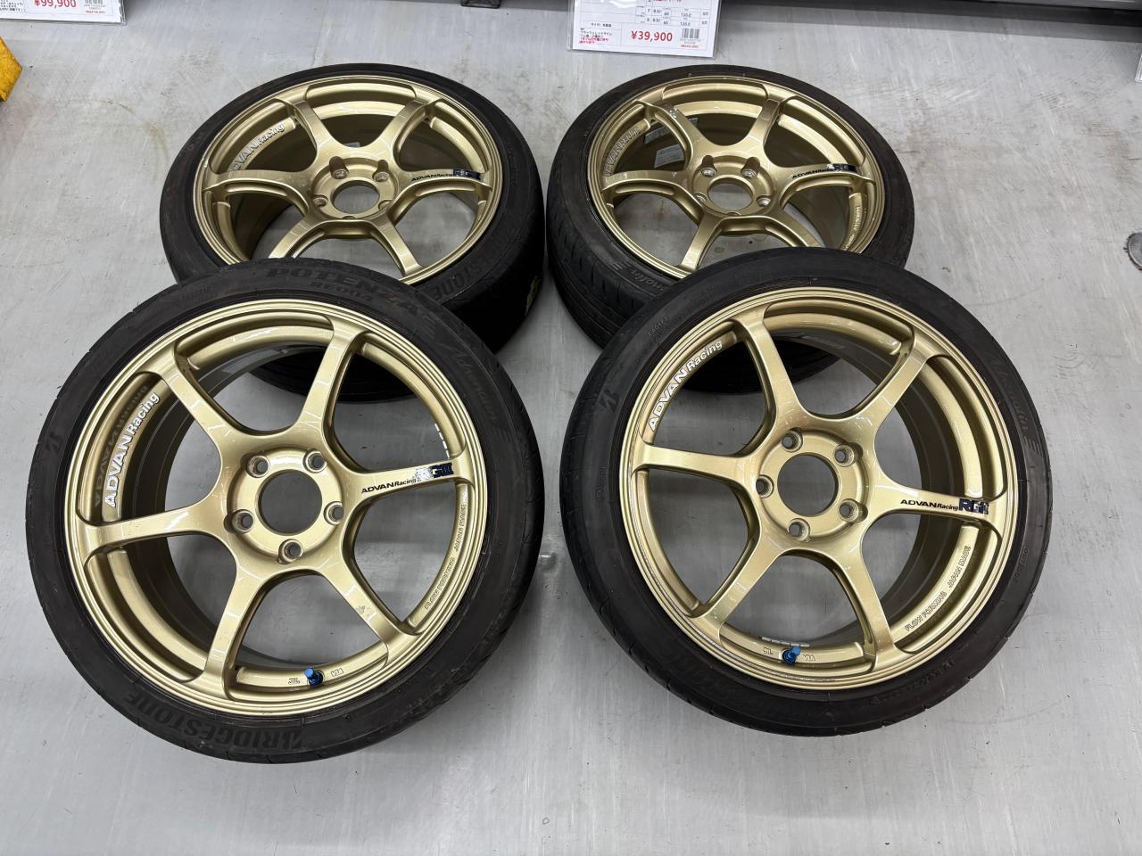 YOKOHAMA(ヨコハマ) ADVAN Racing(アドバンレーシング) RG3 + BRIDGESTONE(ブリヂストン ...