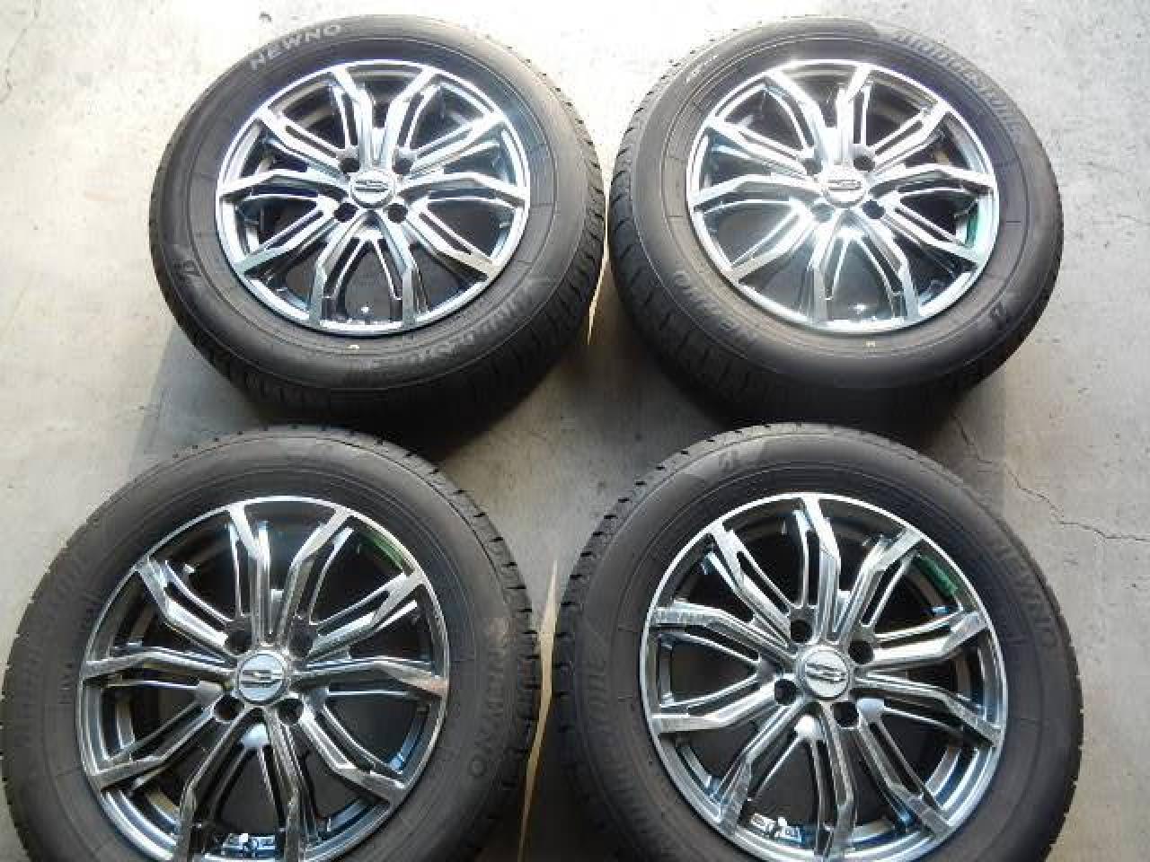 RX2412-431S BROCHEN スポークホイール + BRIDGESTONE(ブリヂストン) NEWNO 4本セット | カー用品 ...