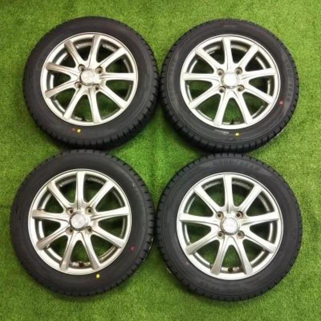 Blest EUROMAGIC 9本スポークアルミホイール + GOODYEAR ICE NAVI8 155/65R14 2024年製造 ...