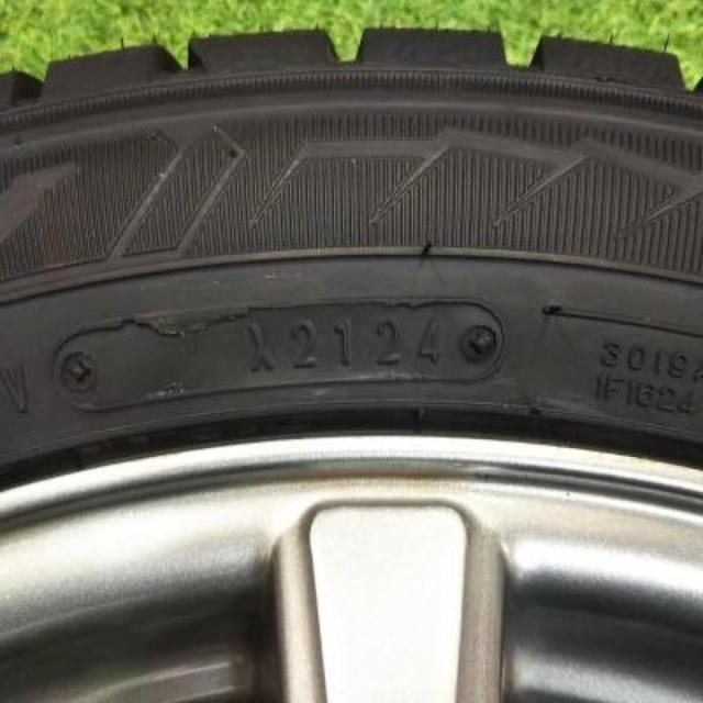Blest EUROMAGIC 9本スポークアルミホイール + GOODYEAR ICE NAVI8 155/65R14 2024年製造 ...