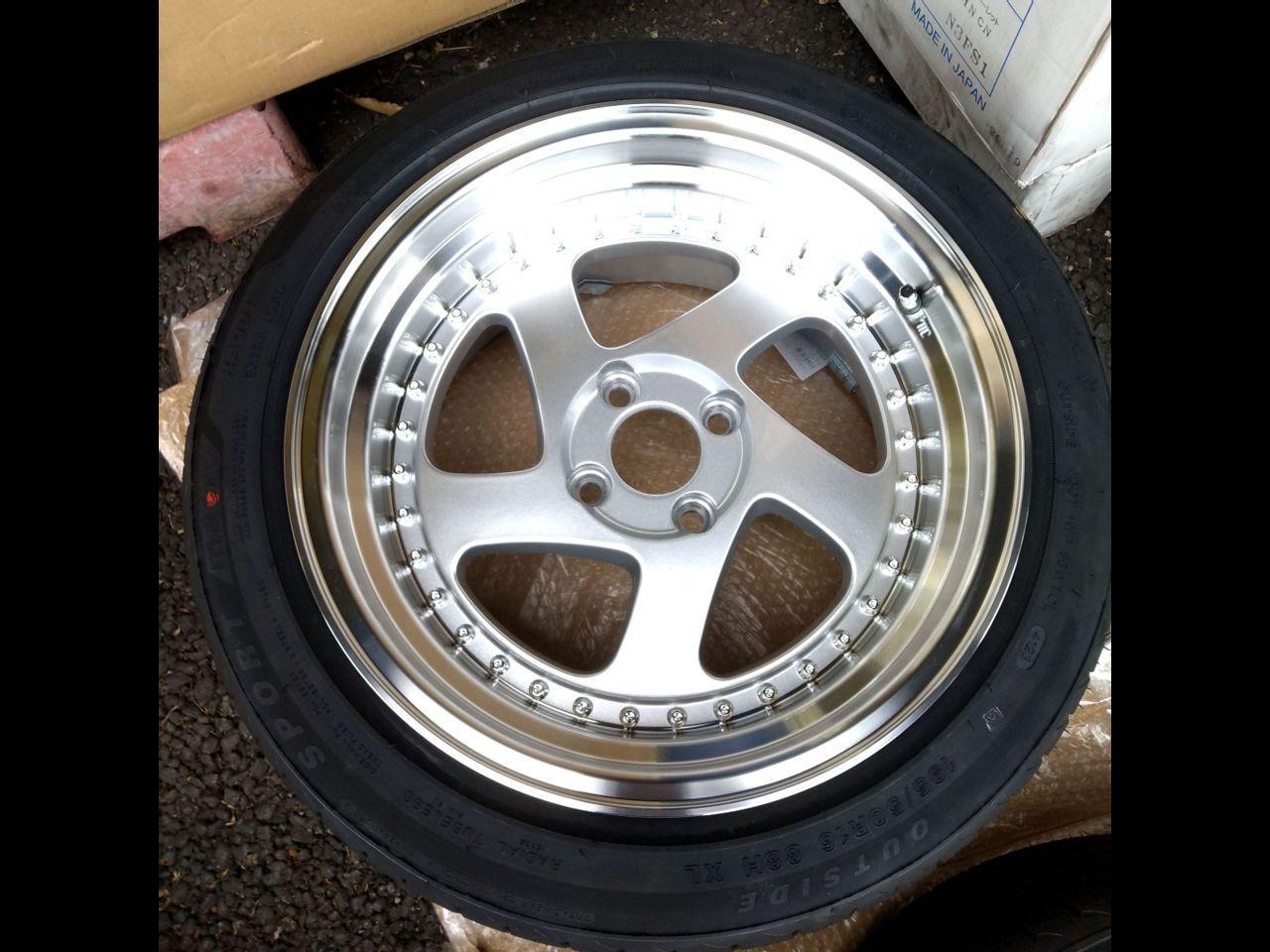 ELEMENT WHEELS + APTANY RA301 195/50R16 88H XL | カー用品 タイヤホイールセット 16インチ ...