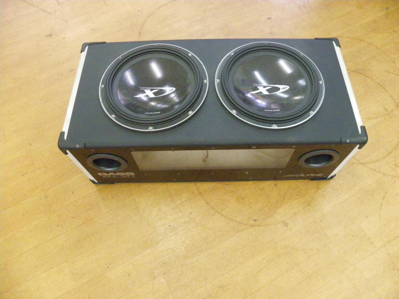 ALPINE TYPE-X 12 +BASS ZR/VR ALPINE専用エンクロージャー | カー用品 スピーカー サブウーハースピーカー ...