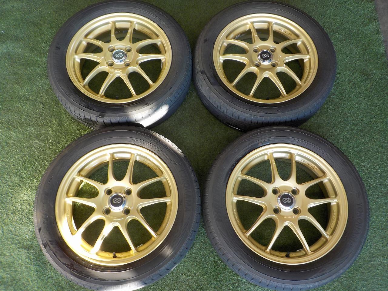 【ENKEI(エンケイ)】PerformanceLine(パフォーマンスライン) PF01 (4HOLE)+【YOKOHAMA】BluEarth-GT AE51 | カー用品 タイヤホイール ...