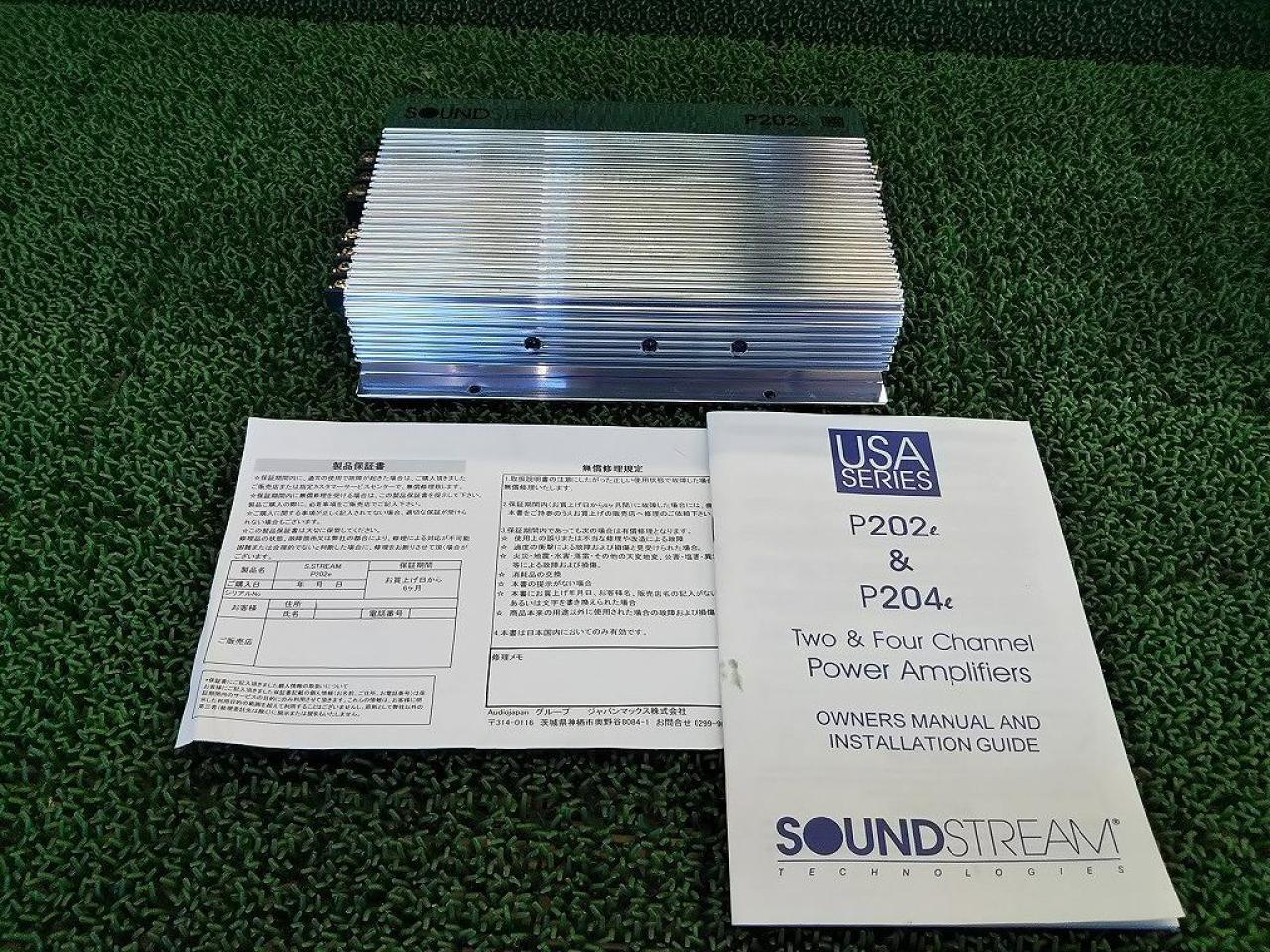 SOUND STREAM(サウンドストリーム) P202e | カー用品 アンプを通販で購入する | 中古カー＆バイク用品の販売ならアップガレージ