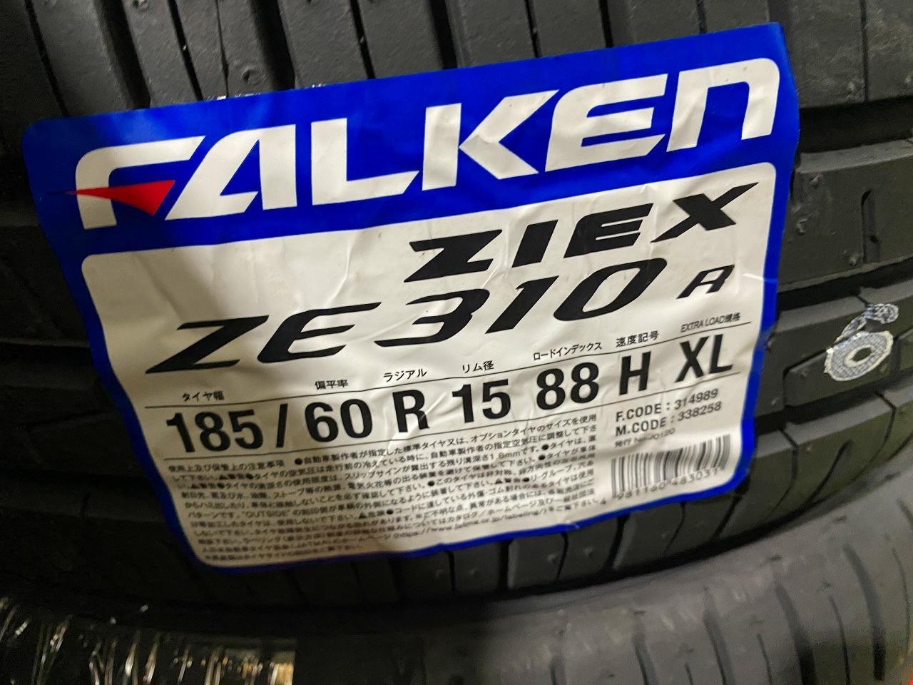 FALKEN(ファルケン)ZIEX ZE310R ECORUN 185/60R15 4本 2024年製 | カー用品 タイヤ 15インチタイヤを通販で購入する | 中古カー＆バイク用品の販売 ...