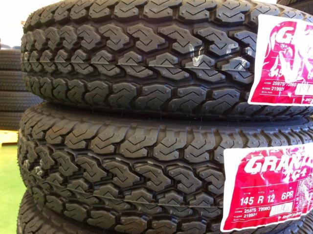 MARUKA SERVICE MID RX10-K パープル + DUNLOP(ダンロップ) GRANDTRK TG4 145R12 6PR オールシーズンタイヤ★新品セット! 軽トラ/軽バン ...