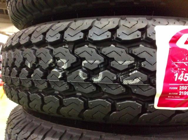 MANARAY SPORT GAIA X(ガイアクロス) + DUNLOP(ダンロップ) GRANDTREK TG4 145R12 6PR オールテレーン★新品セット!軽トラ/軽バン | 新古 ...