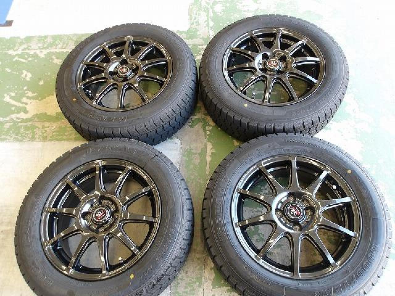 BADX(バドックス)632 LOXARNY(ロクサーニ) LOXARNY SPORT RS-10 (4HOLE)+GOODYEAR ICENAVI7 185/65R15 | カー用品 ...