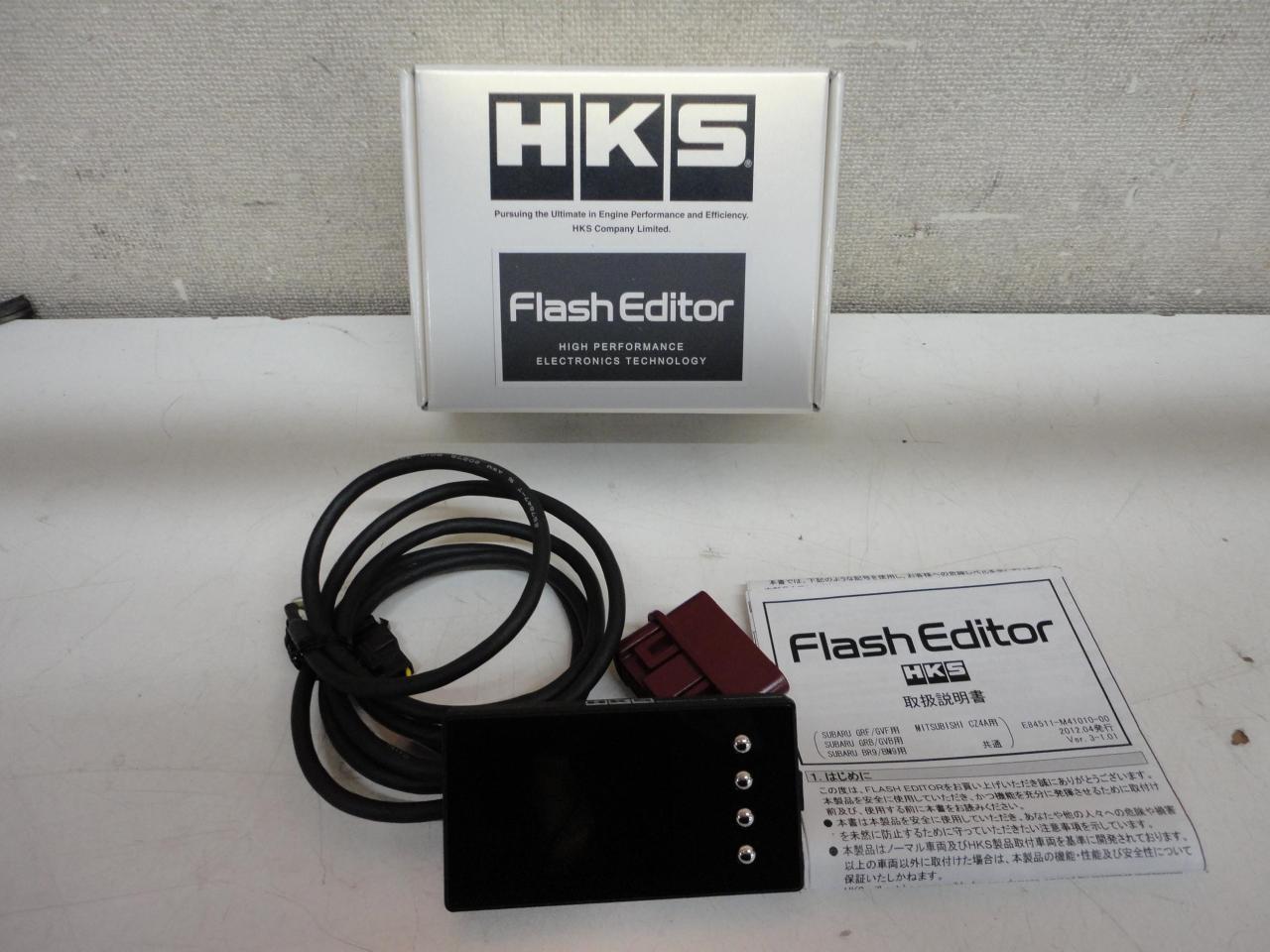 HKS FlashEditor フラッシュエディター 【BR9 BM9 レガシィ】 | カー用品 電装系 コンピューターを通販で購入する | 中古カー＆バイク用品の販売ならアップガレージ