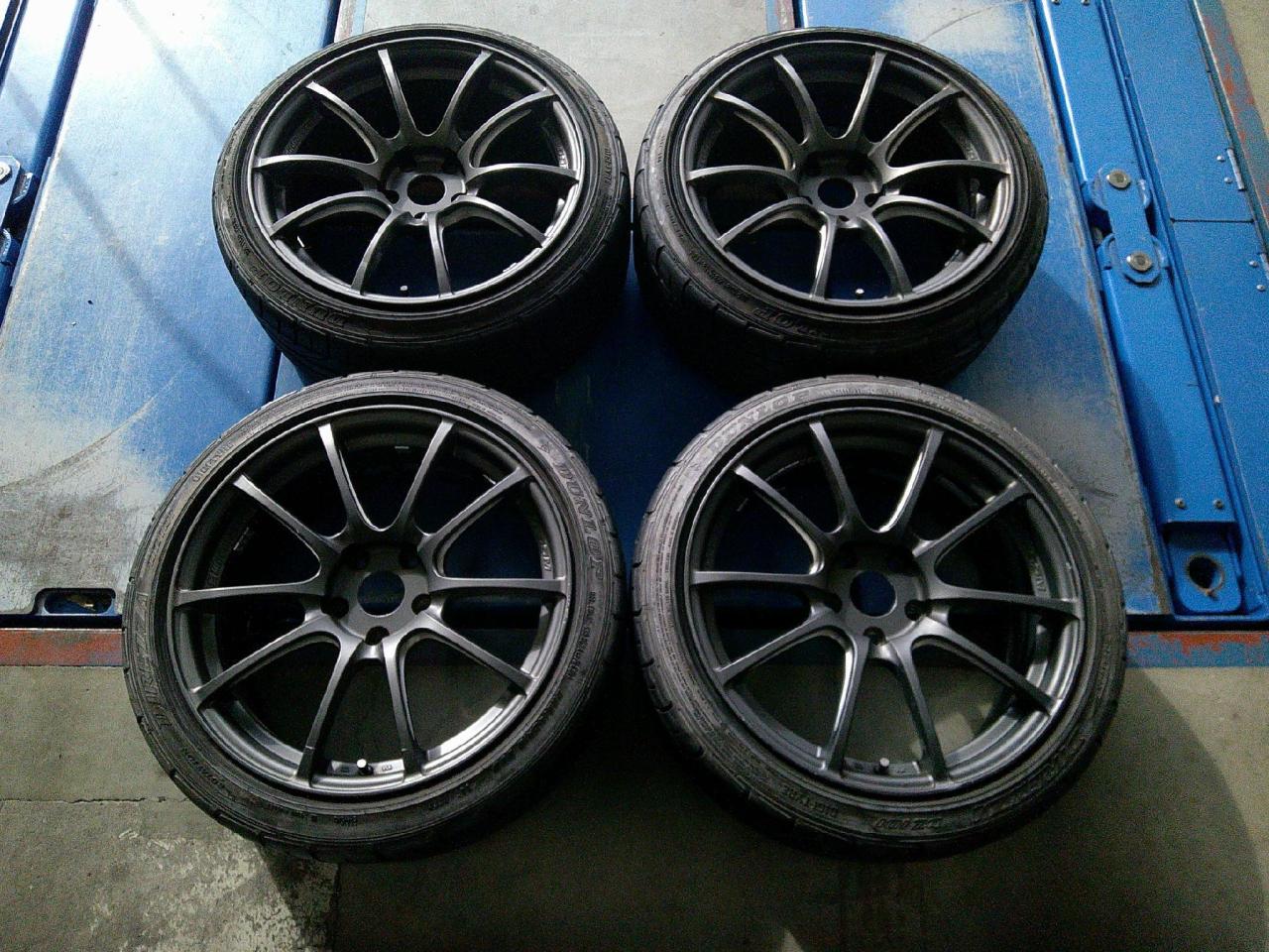 weds WedsSport SPORT SA-55M + DUNLOP DIREZZA DZ101 225/40R18 88W | カー用品 タイヤホイールセット 18インチタイヤホイール ...