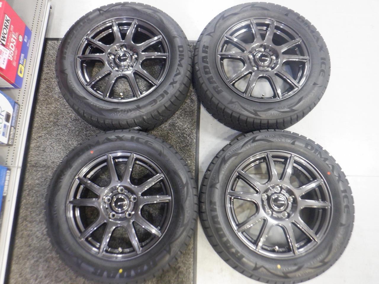 3EMBELY 10スポーク+RADAR DIMAX ICE | カー用品 スタッドレスタイヤホイールセット 16インチスタッドレスタイヤ ...