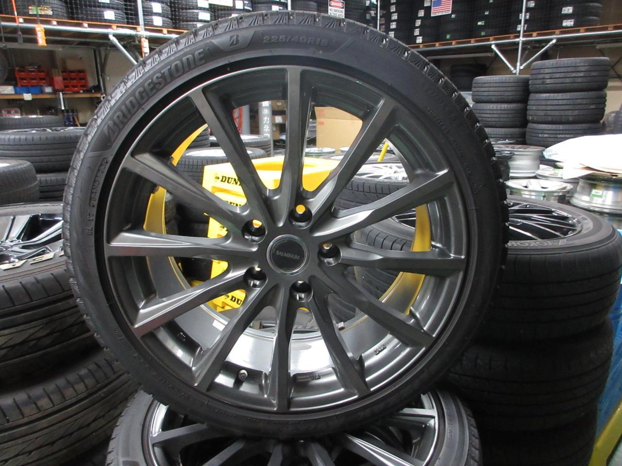 BRIDGESTONE BALMINUM AR12 + BRIDGESTONE BLIZZAK VRX3 | 中古品 | アップガレージ 新潟長岡店 | カー用品 スタッドレスタイヤホイール ...