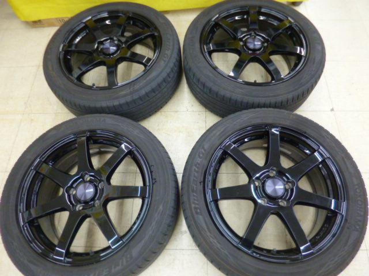 三沢店客注 【ENKEI(エンケイ)】PerformanceLine PF07+【YOKOHAMA】BluEarth-GT AE51 | カー用品 タイヤホイールセット 17インチタイヤ ...