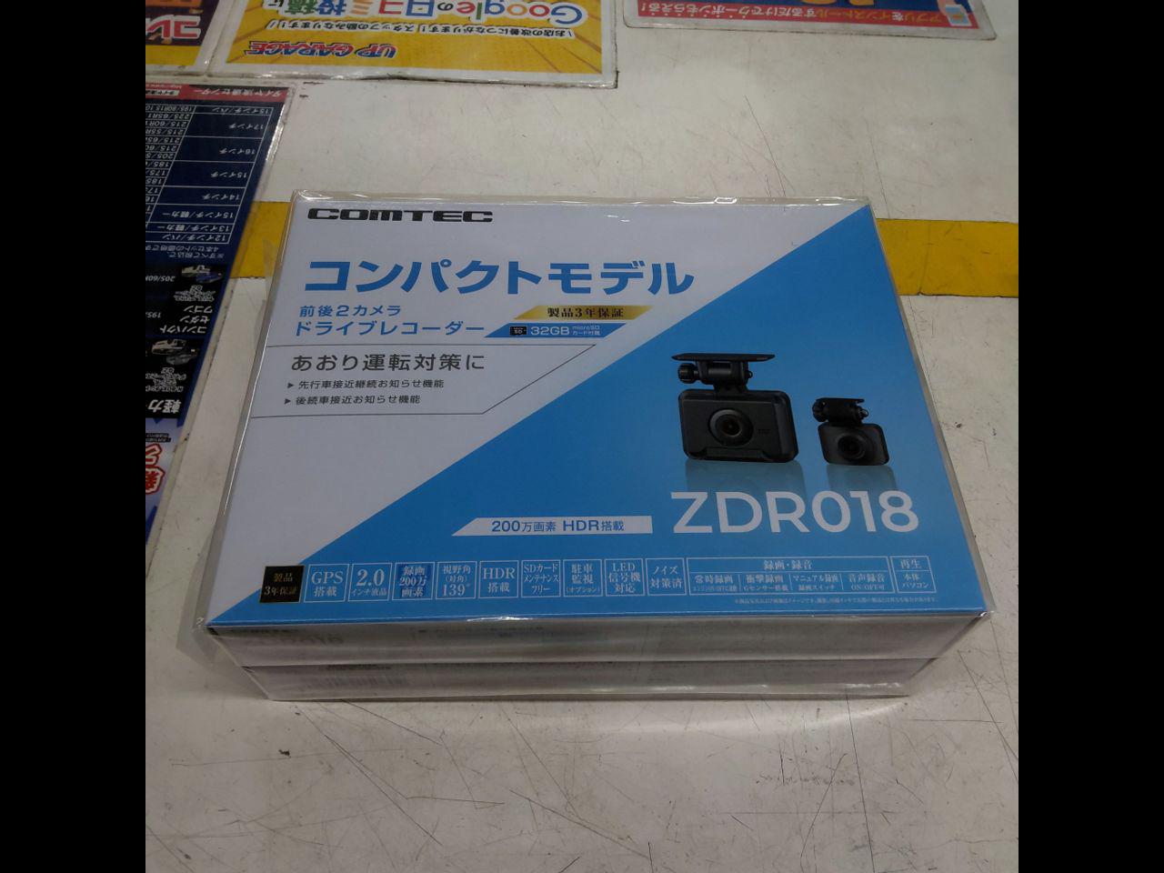 【COMTEC】ZDR018 | カー用品 カーAVアクセサリー ドライブレコーダーを通販で購入する | 中古カー＆バイク用品の販売ならアップガレージ