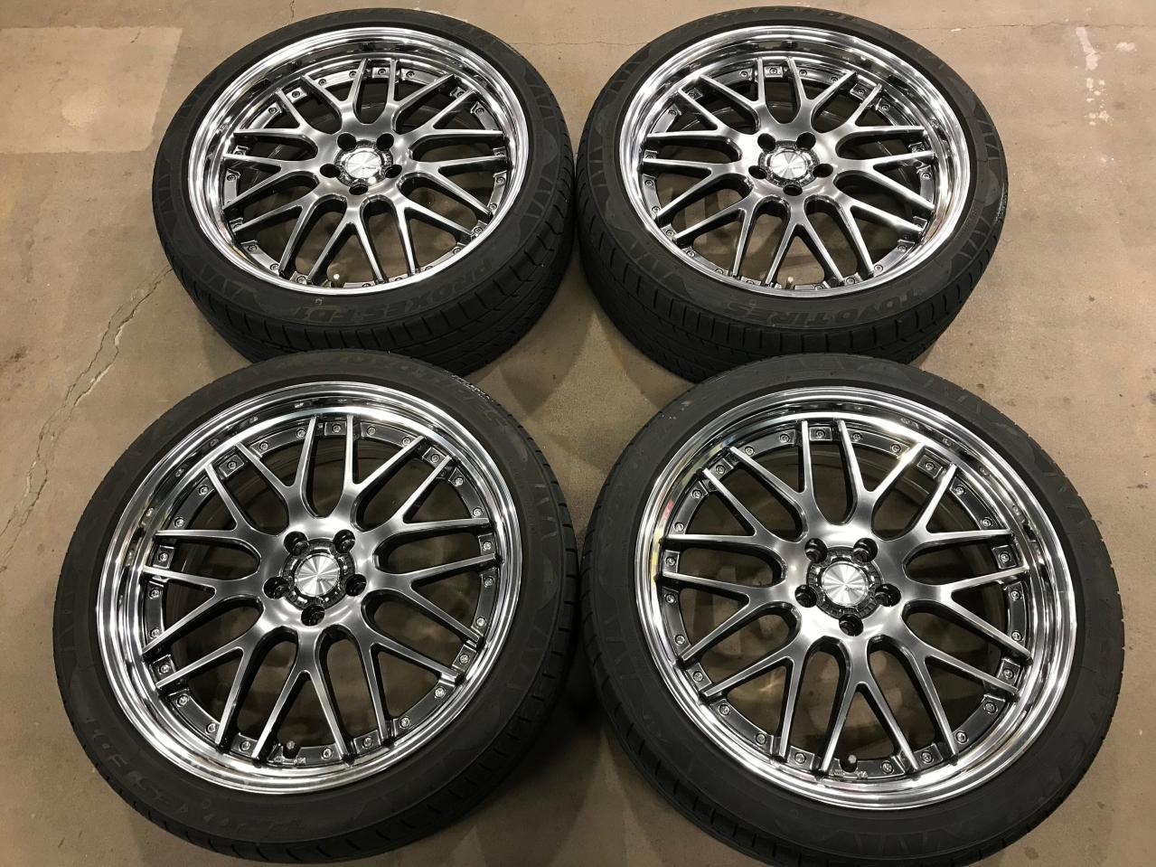 WORK(ワーク) LANVEC(ランベック) LM1-SR + TOYO PROXES F01 | カー用品 タイヤホイールセット 21インチタイヤホイールセットを通販で購入する | 中古 ...