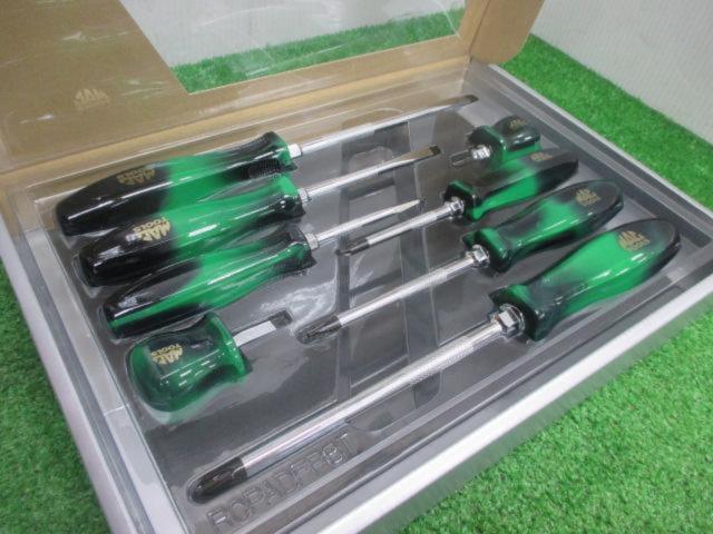 ★値下げしました!!★ MAC TOOLS PENTA-GRIP SCREWDRIVER ドライバー8本セット GREEN FLAME ...