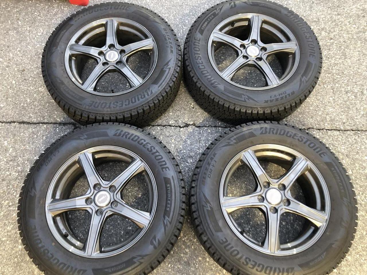 BRIDGESTONE TOP RUN + BRIDGESTONE BLIZZAK DM-V3 225/65R17 4本セット | 中古品 ...
