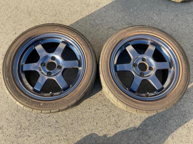RAYS VOLK RACING TE37C + YOKOHAMA ADVAN NEOVA AD08R 2本セット | カー用品 タイヤ ...