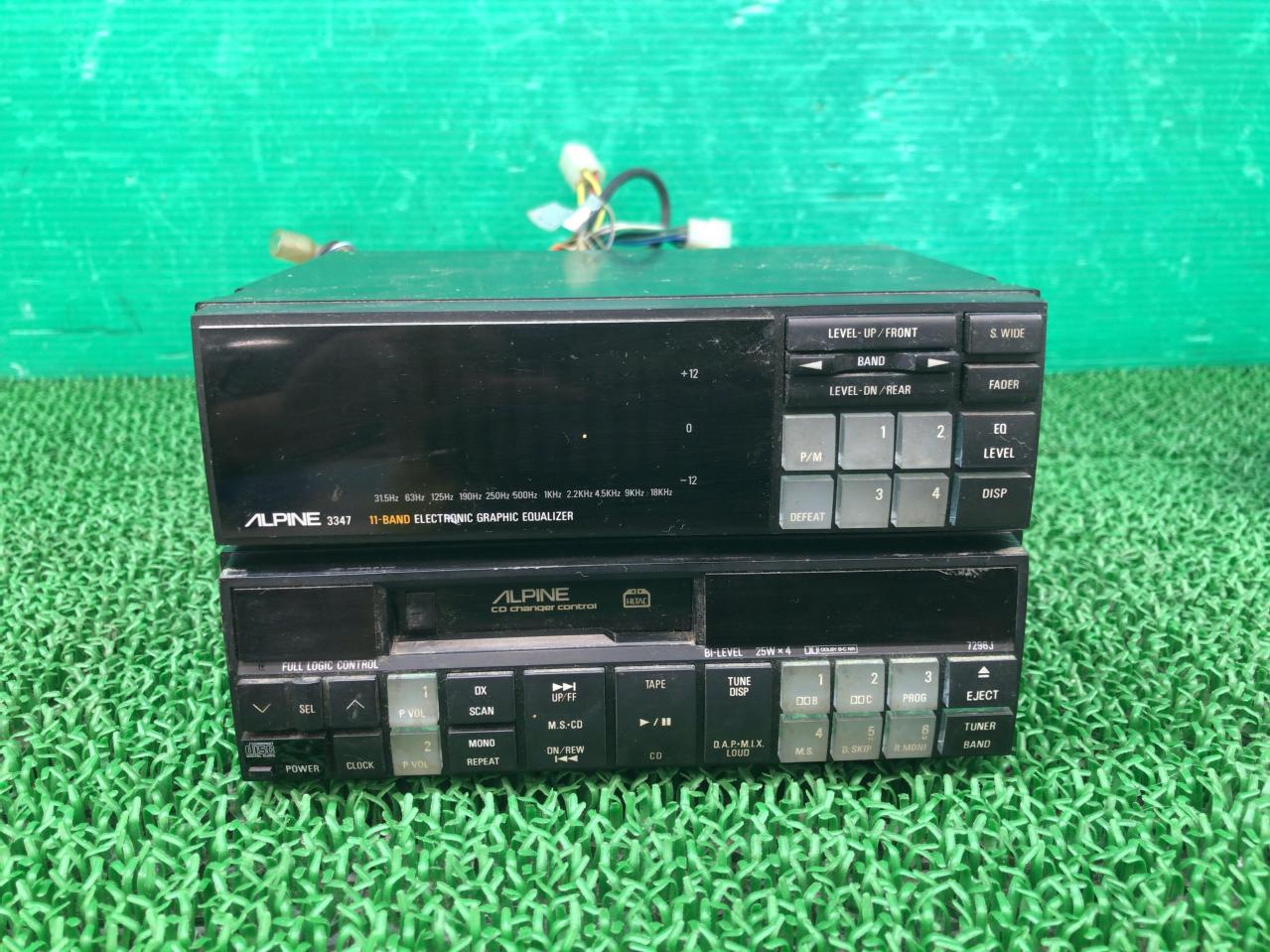 ワケアリ ALPINE 7296J + 3347 | カー用品 ヘッドユニット カセットチューナーを通販で購入する | 中古カー＆バイク用品の ...