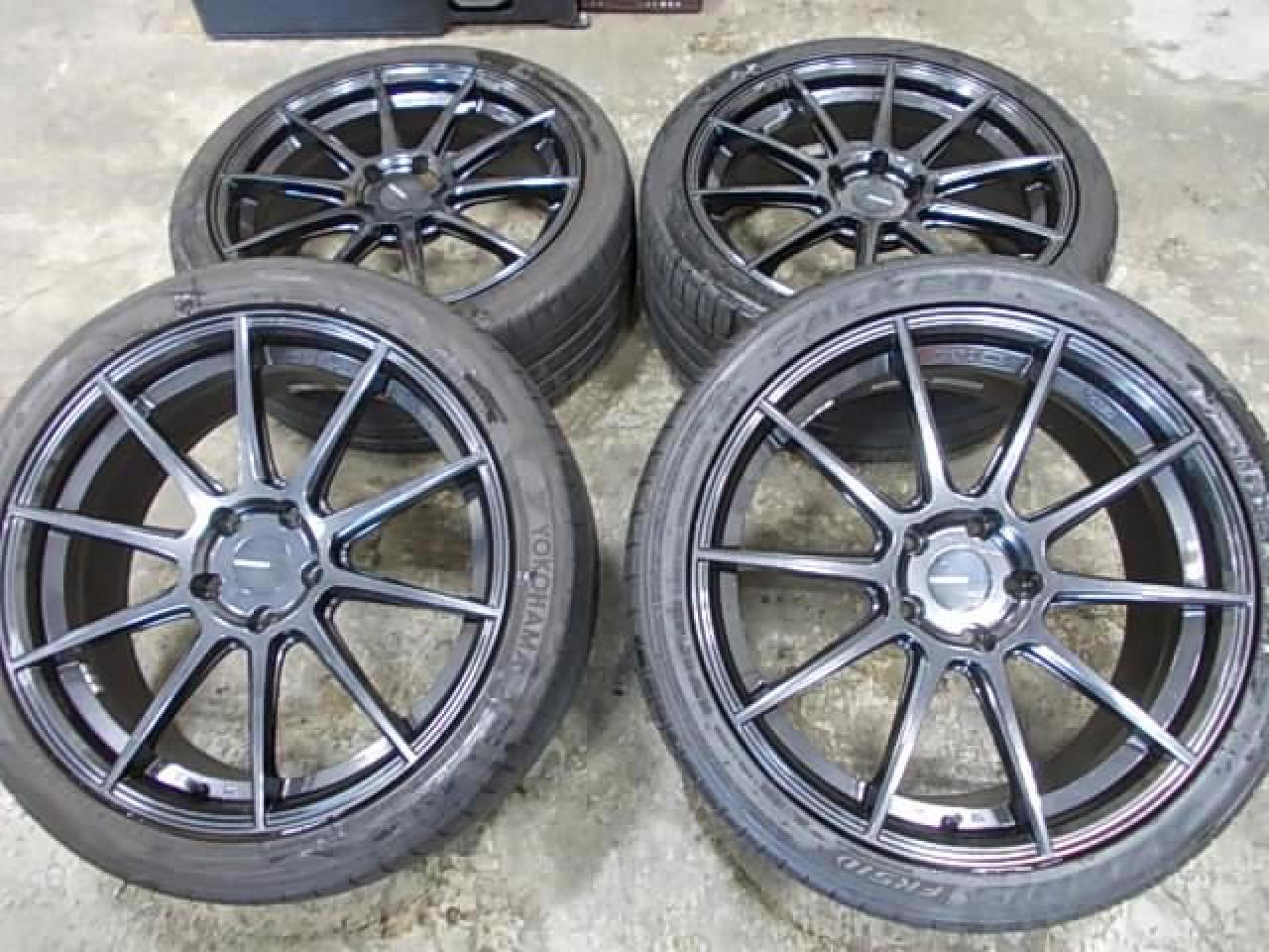 BRIDGESTONE POTENZA SW010 + YOKOHAMA ADVAN sport V105/FALKEN AZENIS FK510 | カー用品 タイヤホイールセット 19 ...