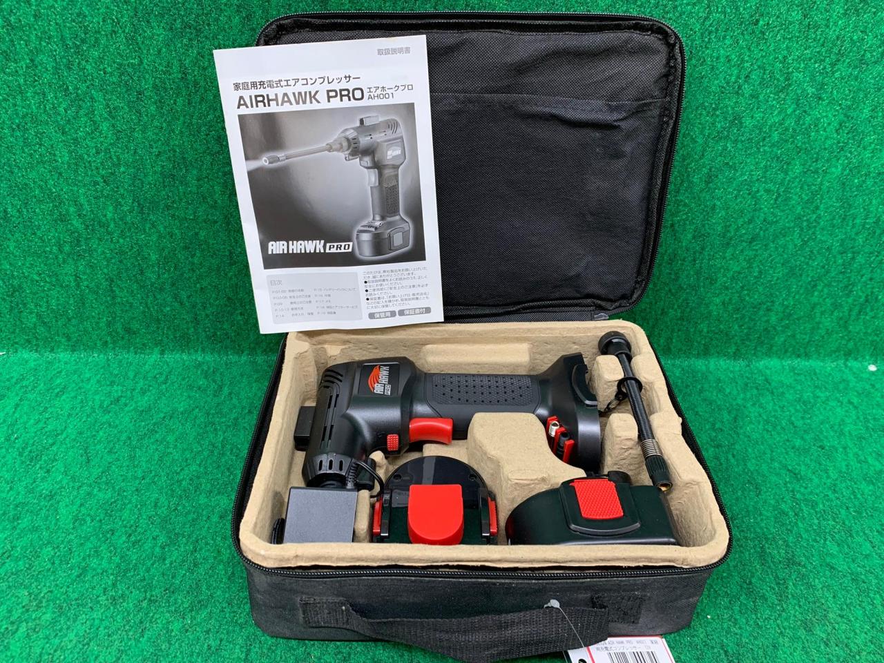 AIR HAWK PRO AH001 家庭用充電式コンプレッサー 12V | カー用品 メンテナンス 工具を通販で購入する | 中古カー ...