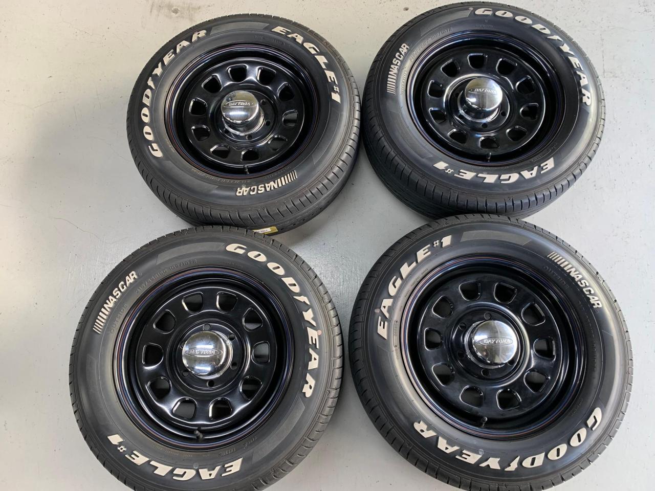 【MLJ】DAYTONA SS(デイトナ エスエス) +GOODYEAR EAGLE# NASCAR | カー用品 タイヤホイールセット 16インチタイヤホイールセットを通販で購入する ...