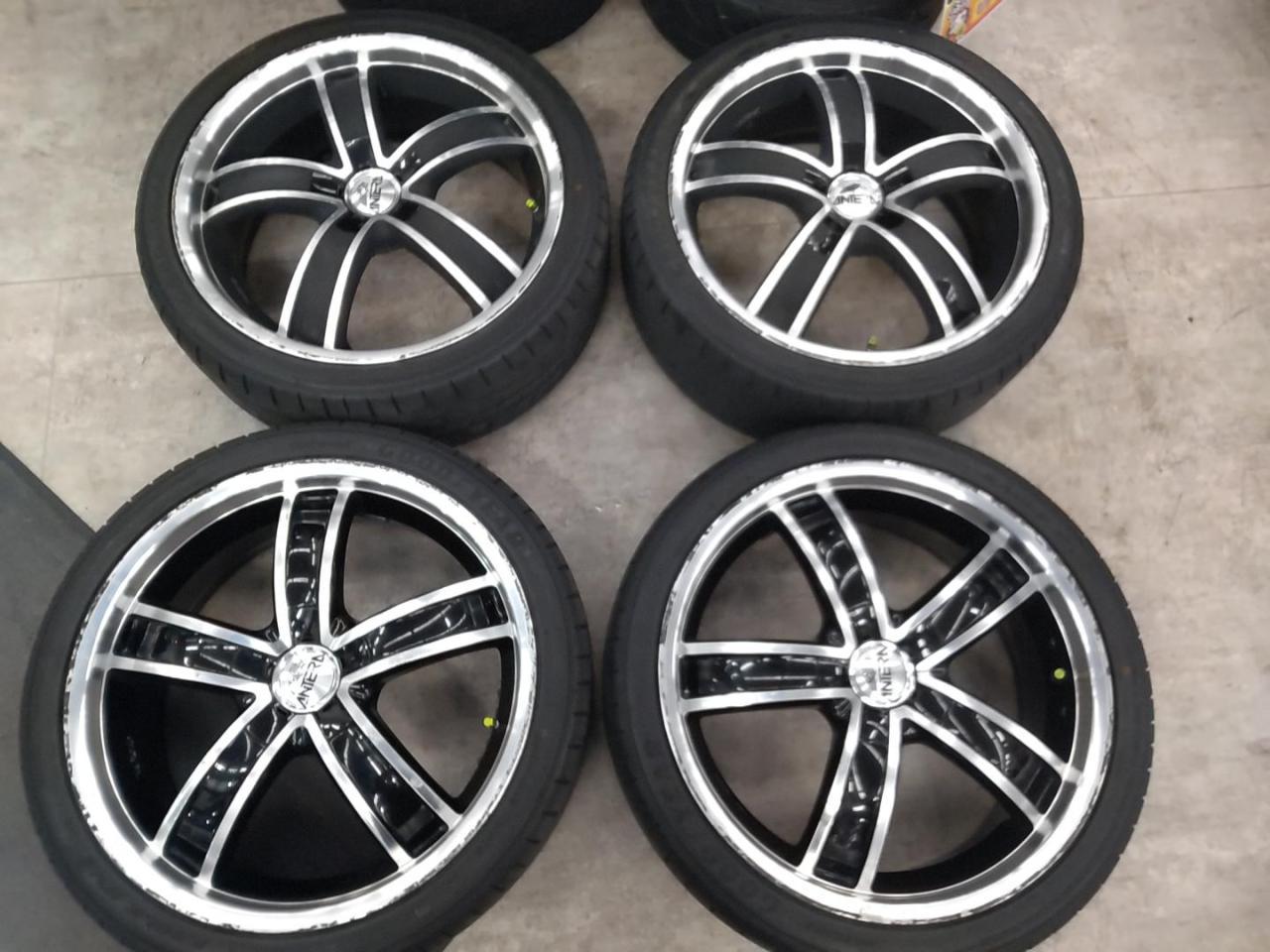 ANTERA 5本スポークホイール+EAGLE RV-F ECO | カー用品 タイヤホイールセット 20インチタイヤホイールセットを通販で ...