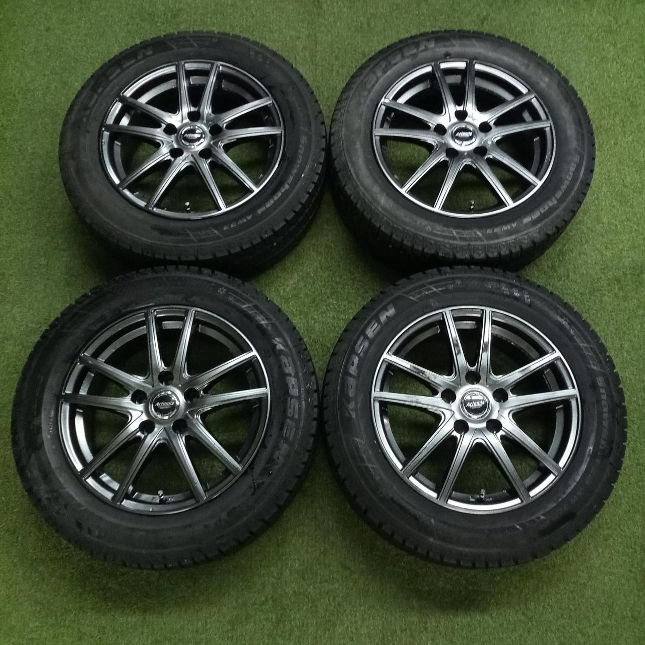 Artemis 5本ツインスポークアルミホイール + KAPSEN snow shoes AW33 2022年製造 | カー用品 スタッドレス ...